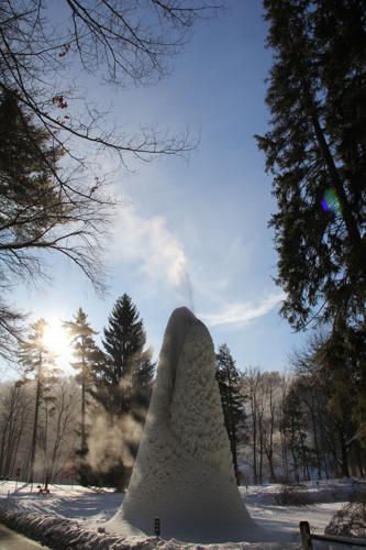 Ice volcano returns to Letchworth Park | Hydrography | thelcn.com