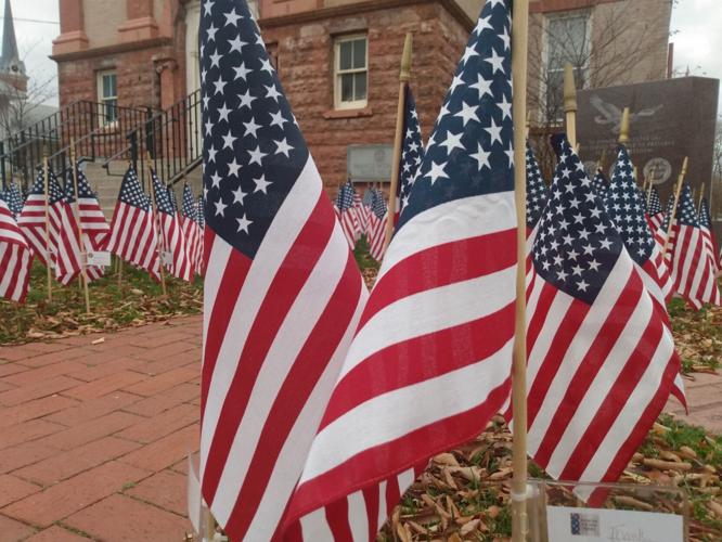 Lima DAR flag display honors local veterans | Local News | thelcn.com