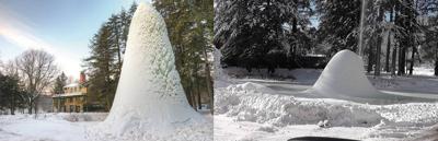 New ‘ice volcano’ forming at Letchworth State Park’s Glen Iris Inn ...