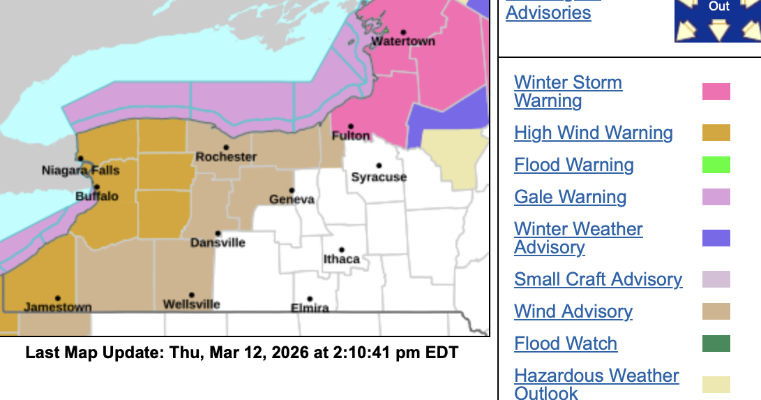 High wind warning takes effect Friday; Livingston County to see wind ...