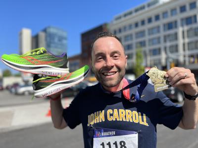 ND grad Scanlan raises over $55K in marathon run for late friend ...