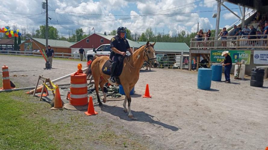 Hemlock Fair Recap: Competition tests skills of mounted law enforcement ...