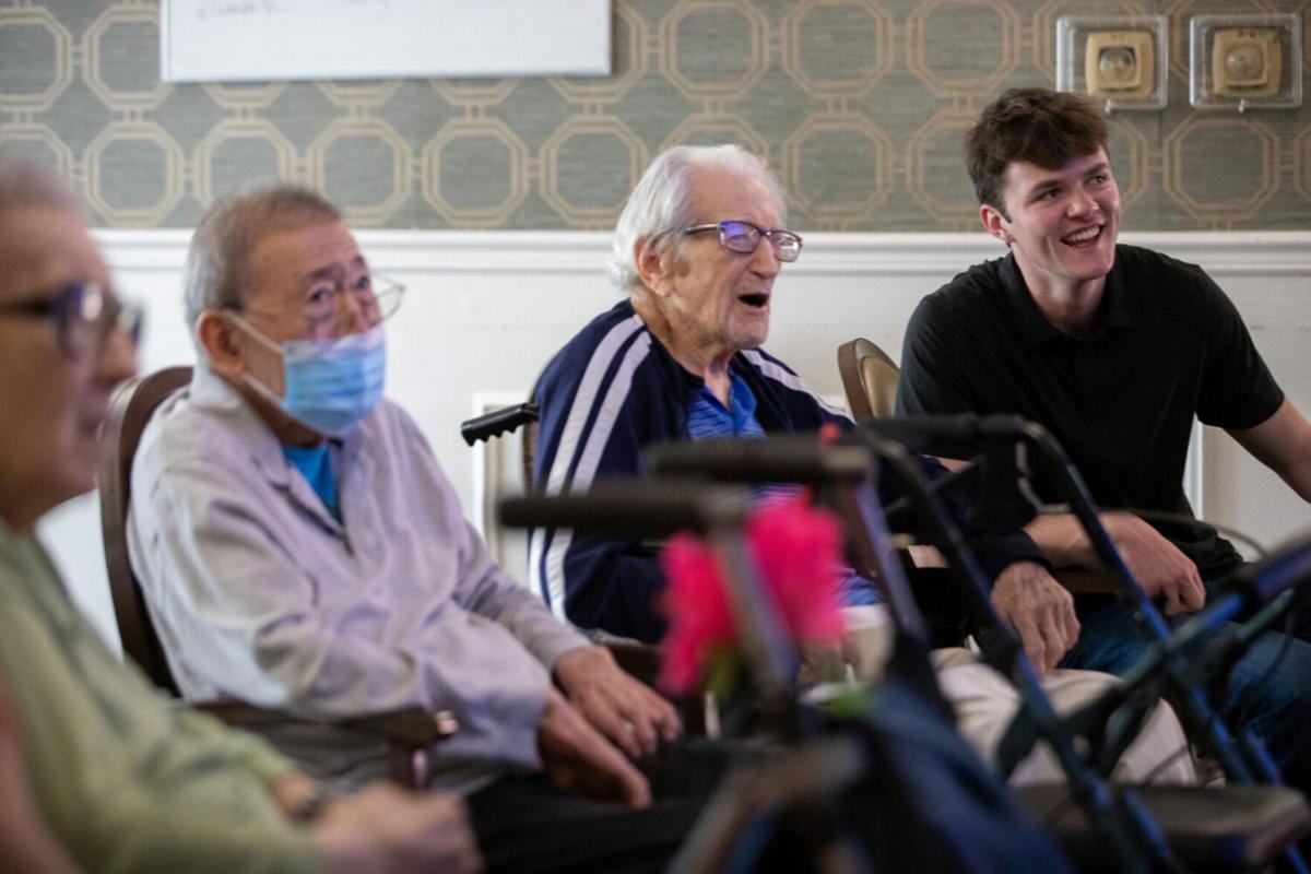 Answer on tip of young tongue? Students quiz aging adults to improve ...