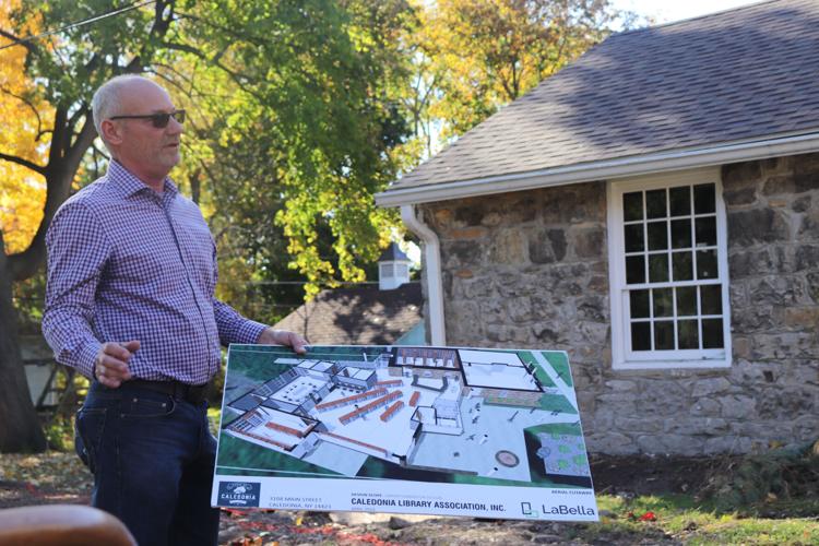 Cornerstone of community: Caledonia Library breaks ground on expansion ...