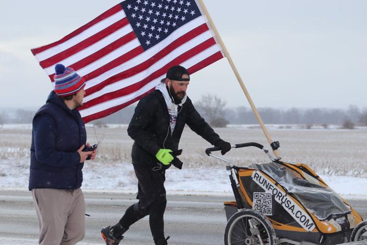WATCH: Neither wind nor snow can stop Noah Coughlan on 'Run for America ...