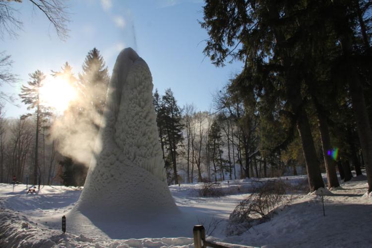 Ice volcano returns to Letchworth Park | Hydrography | thelcn.com