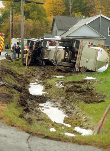 WATCH: No injuries reported as milk tanker overturns in Portageville ...