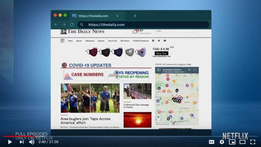 Community support map highlighted in Netflix series | Local News ...