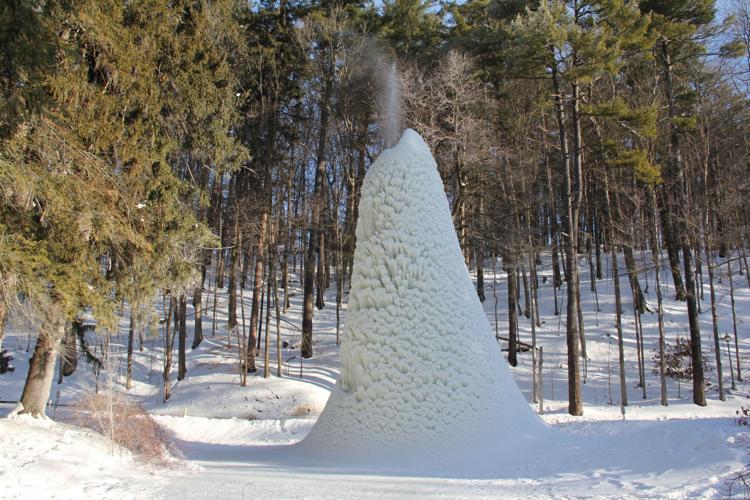 Ice volcano returns to Letchworth Park | Hydrography | thelcn.com
