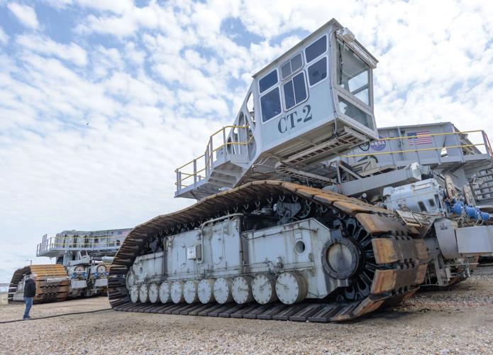 Ready to roll again, NASA’s workhorse crawler has been hauling rockets ...