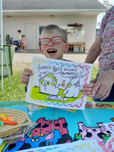 The art of the scribble: Mr. Scribbles has been the draw at fairs and ...