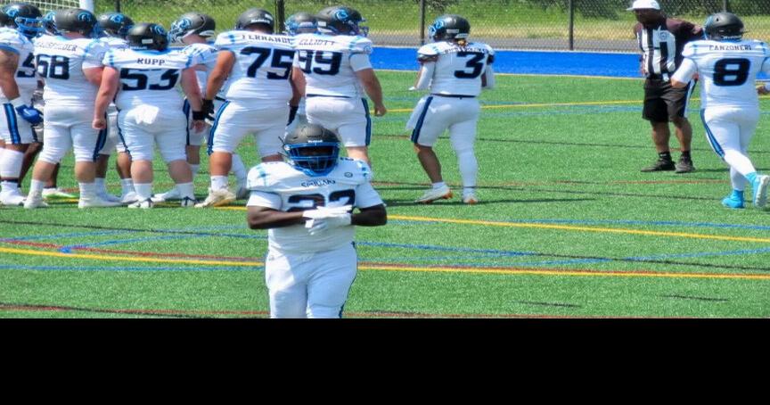 NFA FOOTBALL: Genesee County Spartans defeat NY Falcon in home opener ...