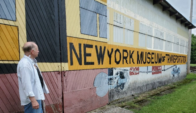 Museum of Transportation mural getting fresh paint | Local News ...
