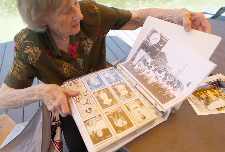 Meet a woman who long ago played on one of the girls’ baseball teams ...