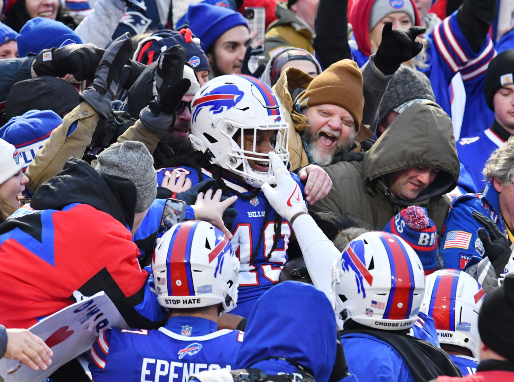 Bills fans giddy with anticipation for Sunday’s Divisional Round tilt ...