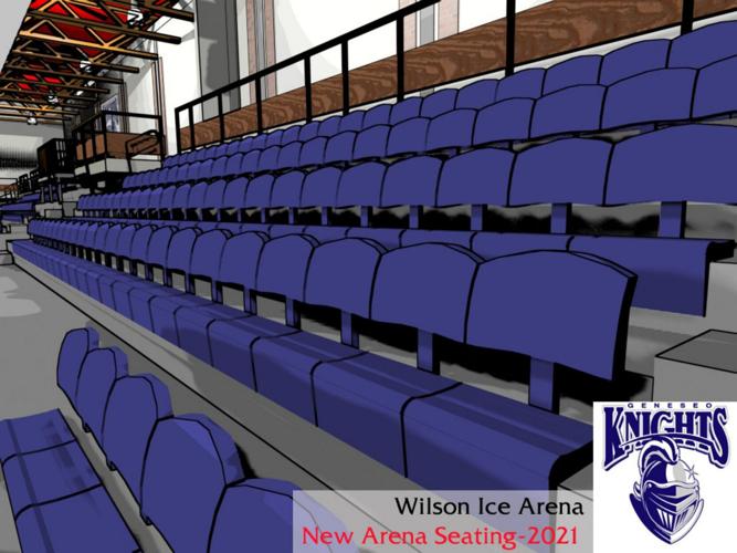 New bleachers being installed in Ira S. Wilson Arena | Local News ...