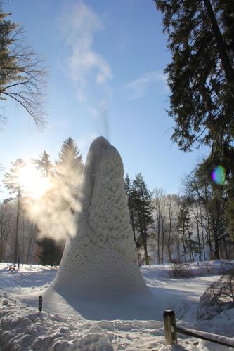 Ice volcano returns to Letchworth Park | Hydrography | thelcn.com