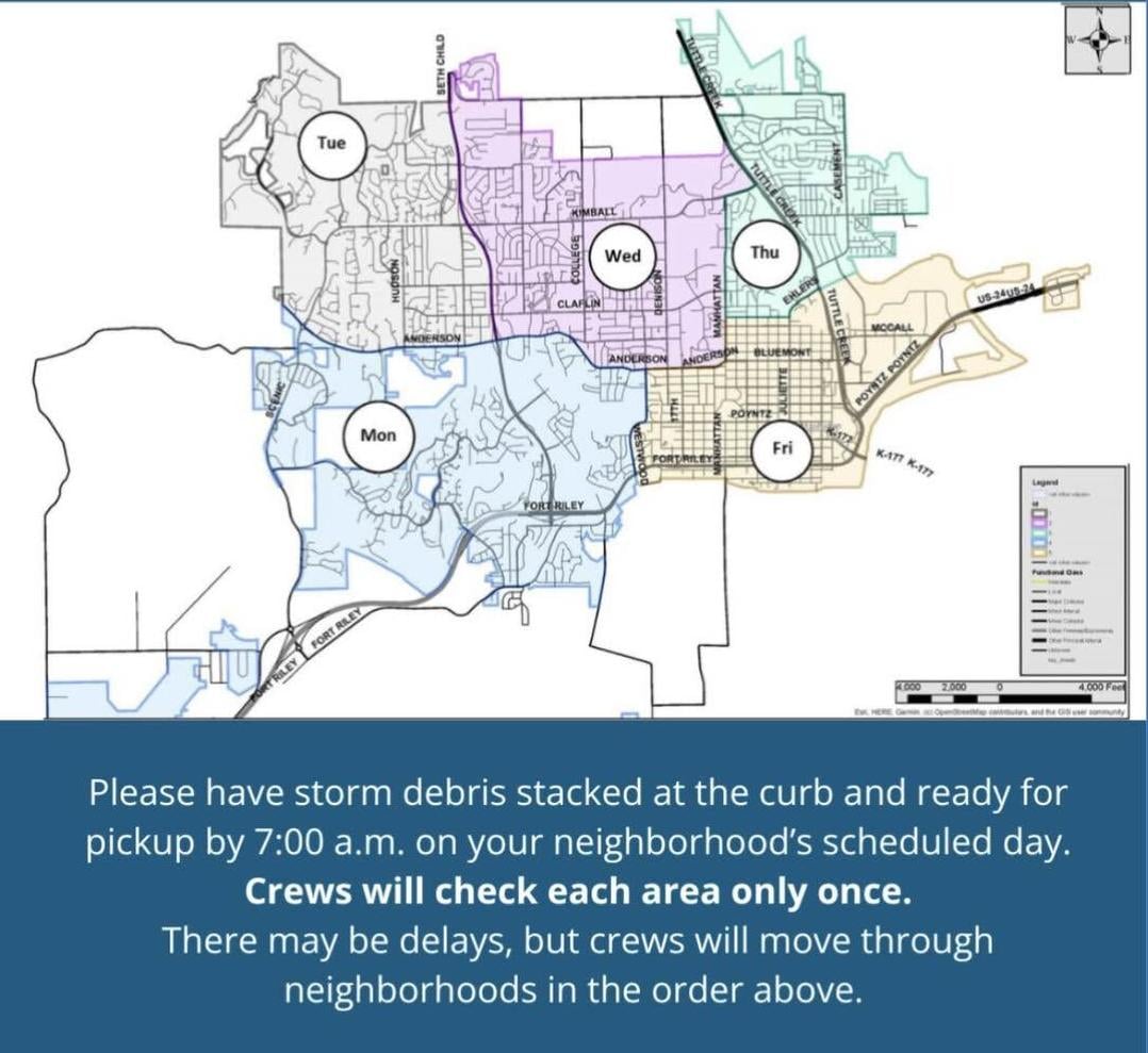 Storm cleanup map | | themercury.com