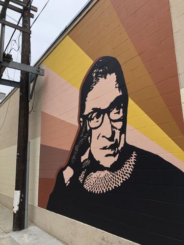 Local artist, women complete downtown RBG mural | News | themercury.com