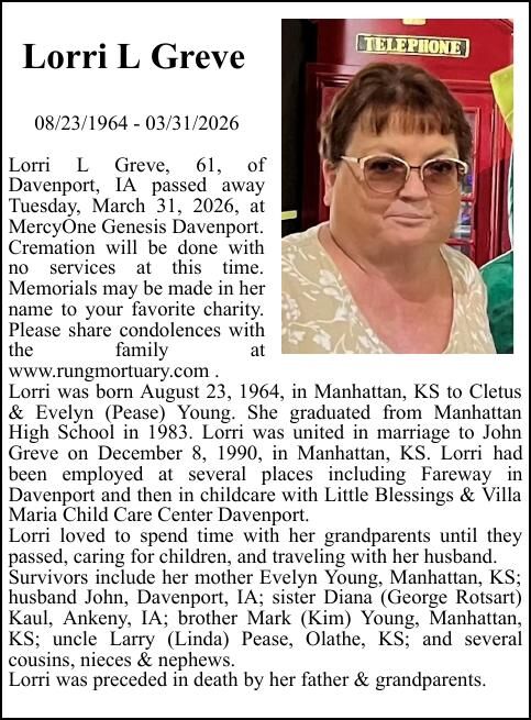 Lorri Greve | | themercury.com