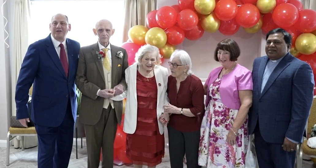 Couple with combined age of 177 get married at nursing home | National ...