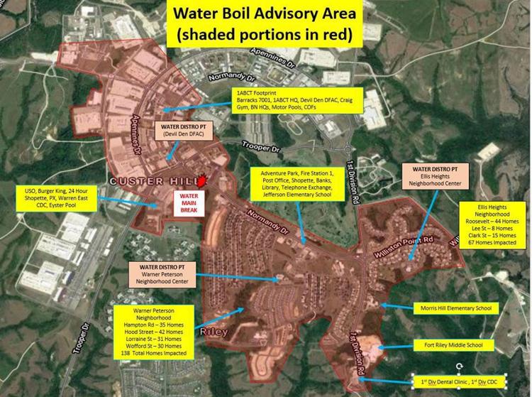 KDHE issues boil water advisory for Fort Riley | Area | themercury.com