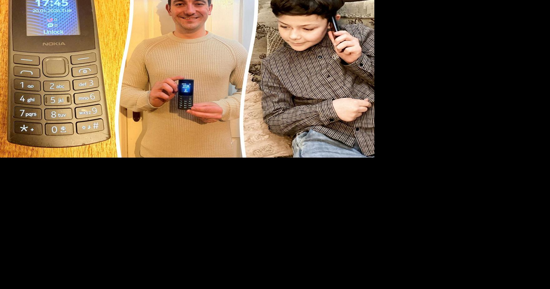 Dad gives kids old school Nokia phone to help with online addiction ...