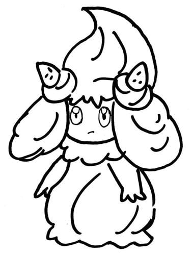 pokemon corphish coloring page