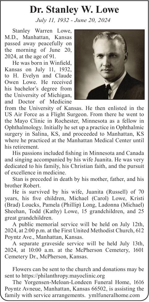 Stanley Lowe | | themercury.com