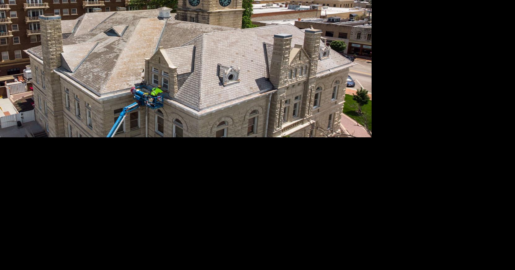 Contractor: Exterior stone walls of Riley County Courthouse needs ...