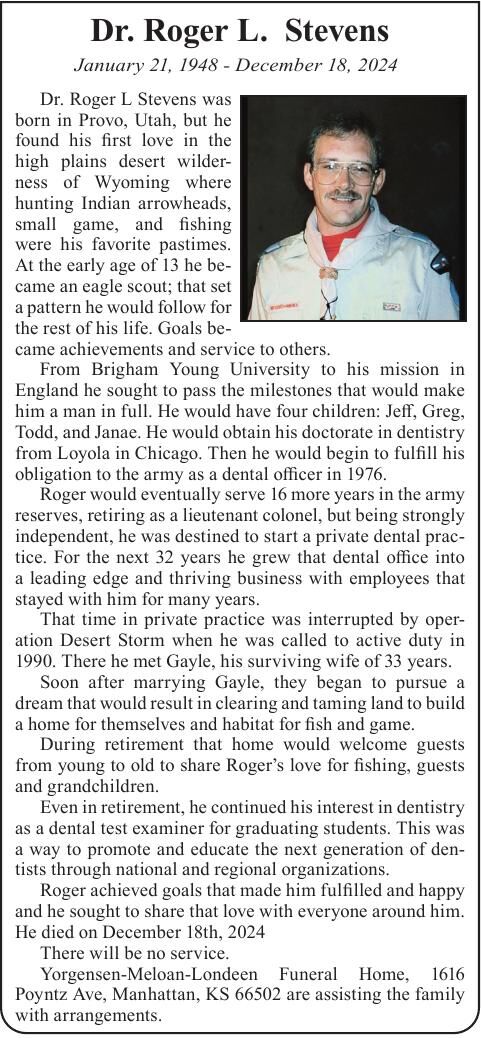 Dr. Roger Stevens | | themercury.com