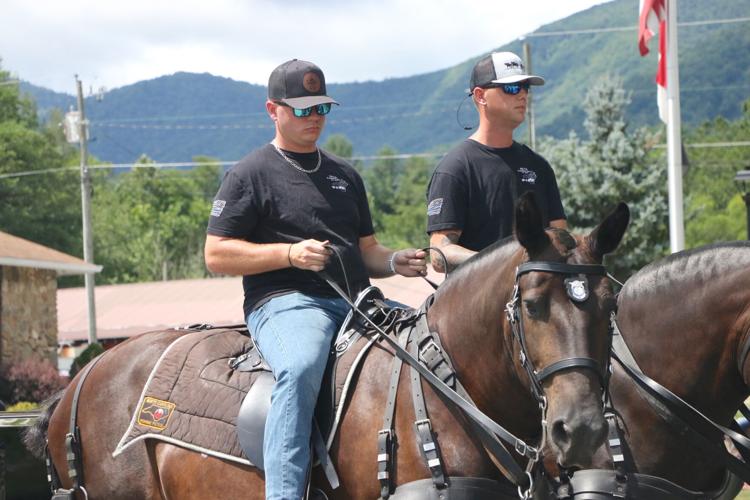 Elite mounted troopers train for horse-drawn funerals in Maggie Valley ...