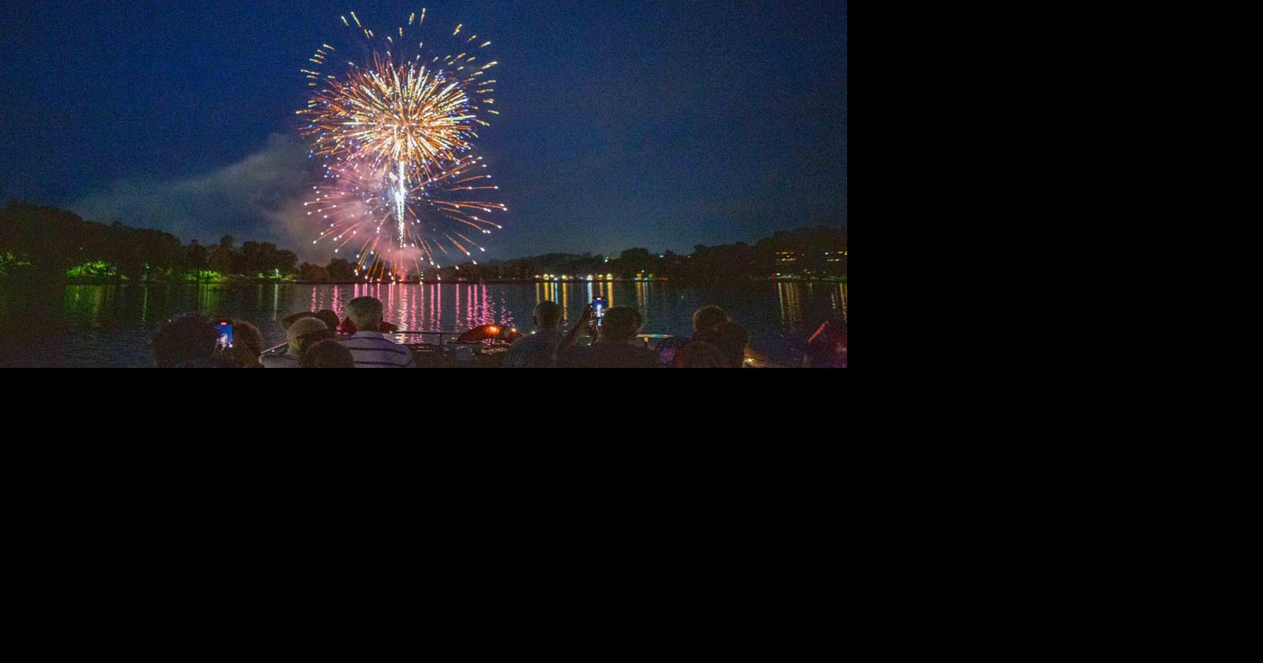 Location is everything: Fireworks light up the sky for three nights in ...