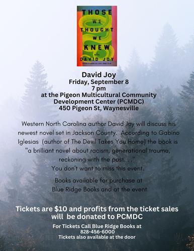 Gripping Appalachian mystery writer David Joy on book tour in ...