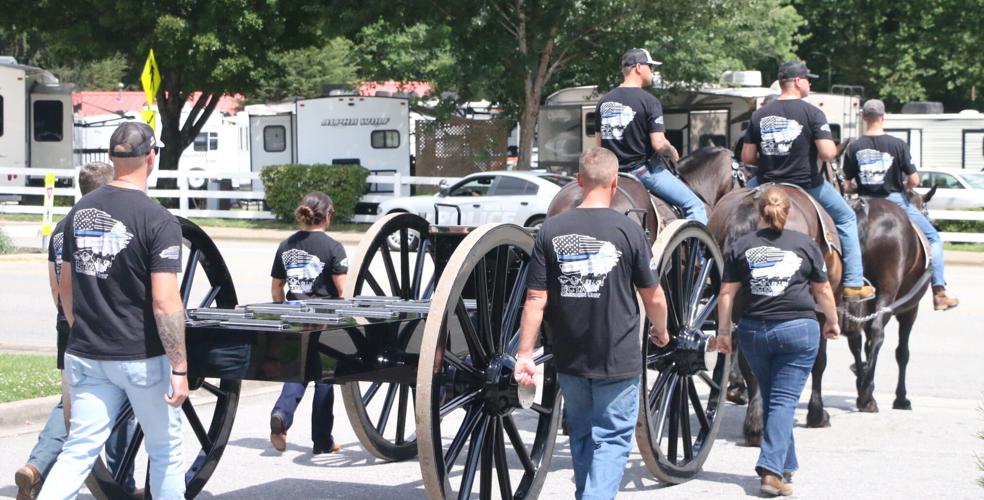 Elite mounted troopers train for horse-drawn funerals in Maggie Valley ...