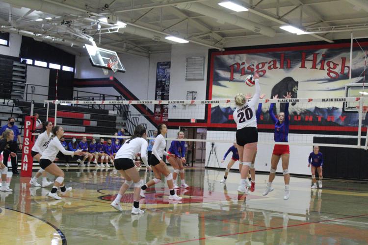 Pisgah volleyball hangs tough against powerhouse West Henderson, falls ...
