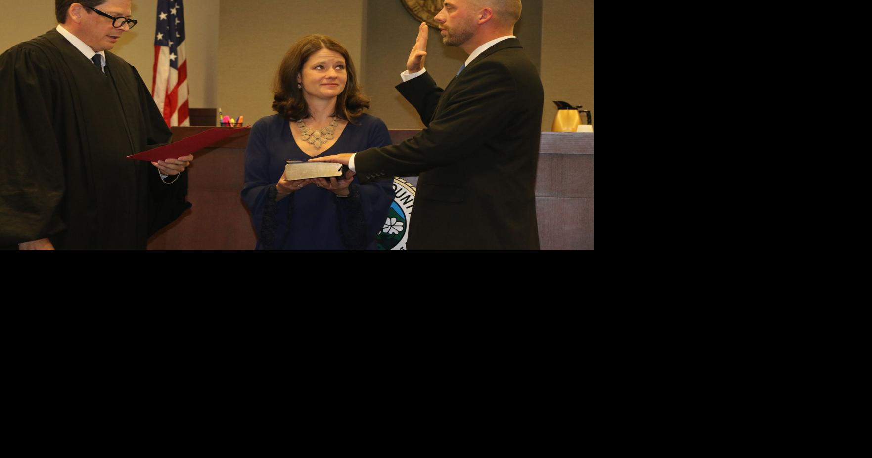 Hunter Plemmons officially sworn in as clerk of court | News ...