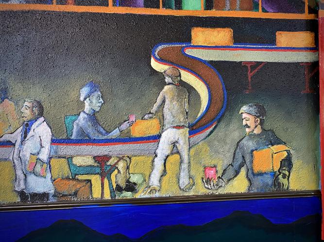 Mural creates visual history of Hazelwood factory days at BearWaters ...