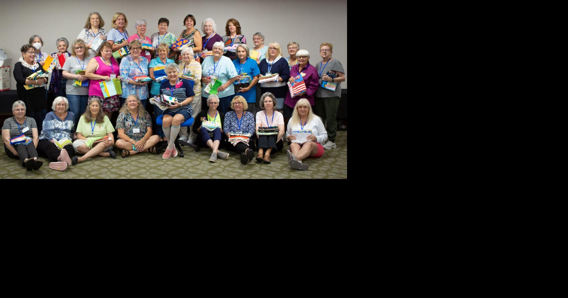 Martha Curtis Quilters group gifts Broyhill Children’s Home with ...