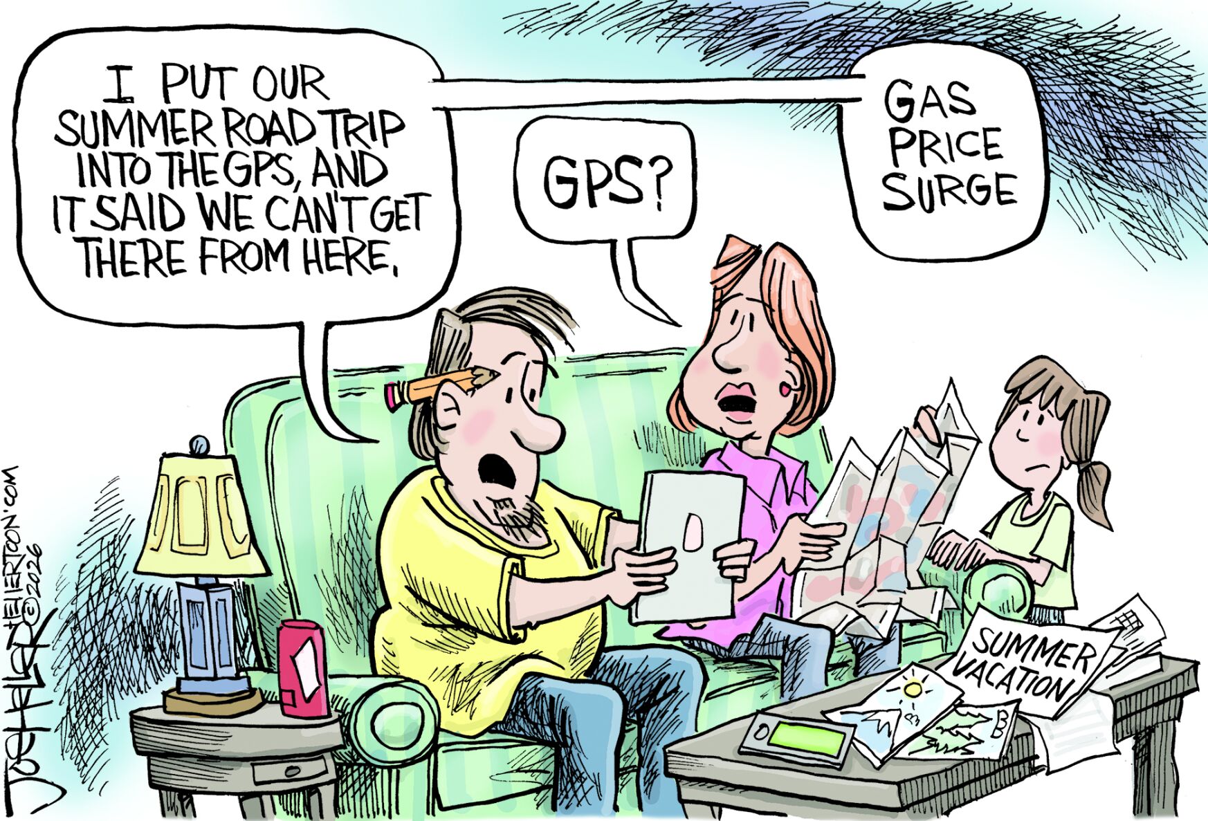 Editorial Cartoon Vacation Gas prices.jpeg | Cartoons | themountaineer.com