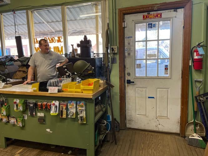 Old Grouch's military surplus store hanging on despite storm damage ...