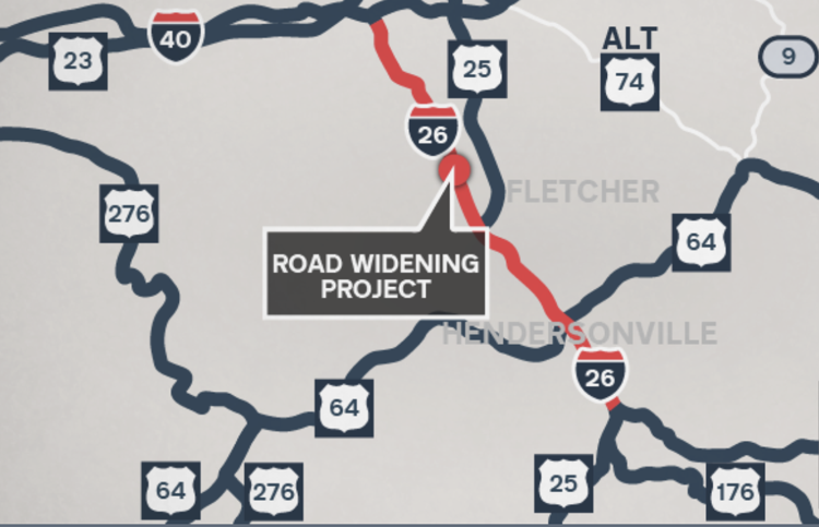 I-26 widening progress report: new lanes unveiled | News ...