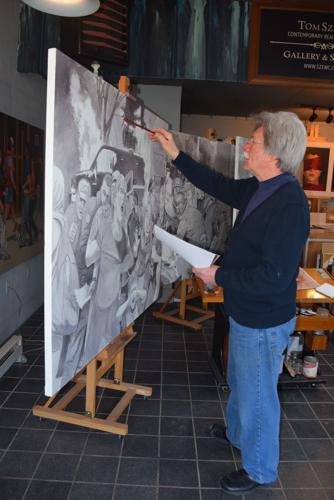 Tom Szewc finds inspiration to paint from Haywood's beauty | Arts ...