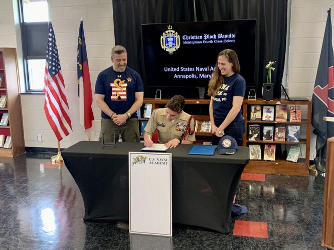 Pisgah's Christian Basulto signs with U.S. Naval Academy | News ...