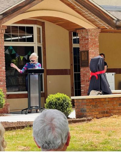 Library sculpture honors famous Canton poet: Artist captures joy of ...