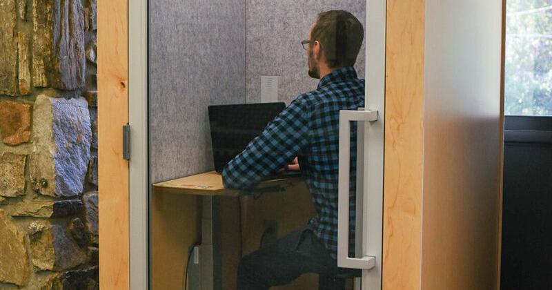 Need a quiet spot to Zoom? Check out these new library booths | News ...