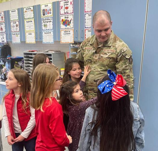 Surprise!: Second-grader reunited with military father at Clyde ...
