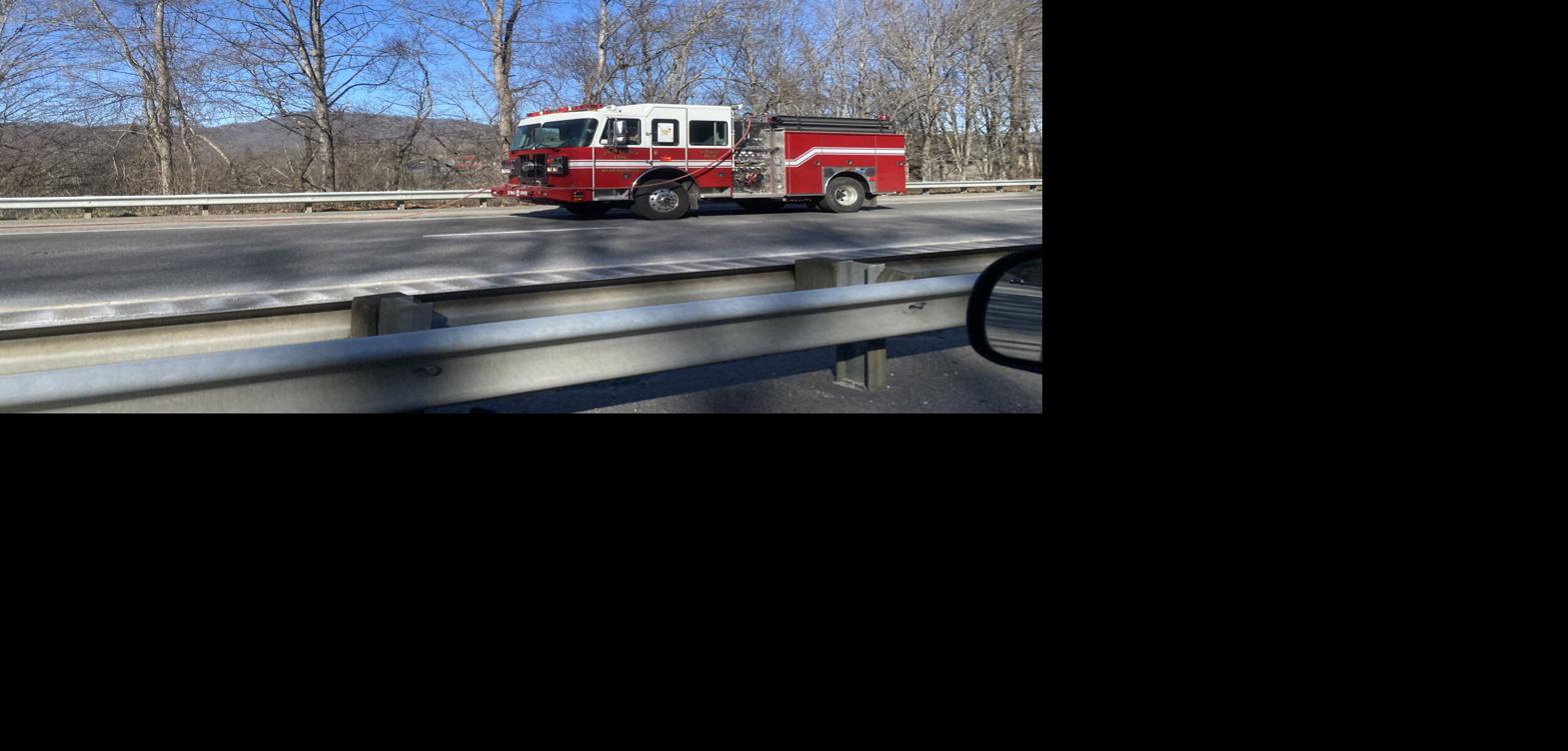 Brush fires on side of the highway create short traffic delays | News ...