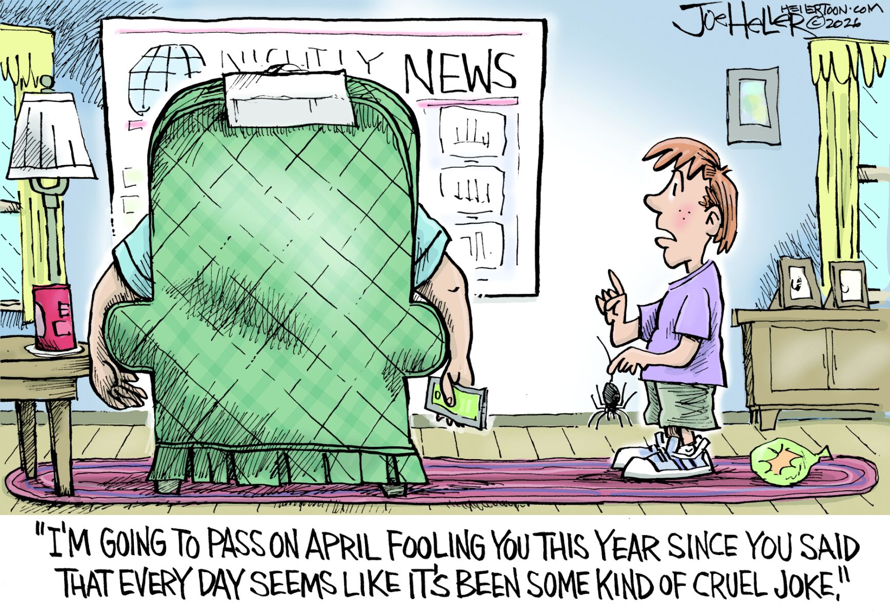editorial cartoon April Fools.jpeg | Cartoons | themountaineer.com