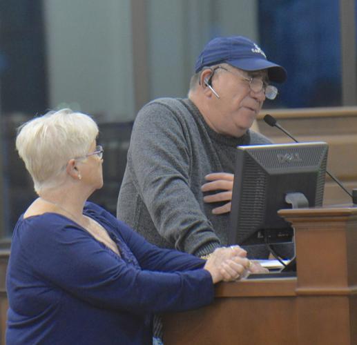 Woman escorted from county commissioners meeting by deputies | News ...